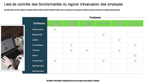 Top 5 Des Modèles De Liste De Fonctionnalités Logicielles Avec Des