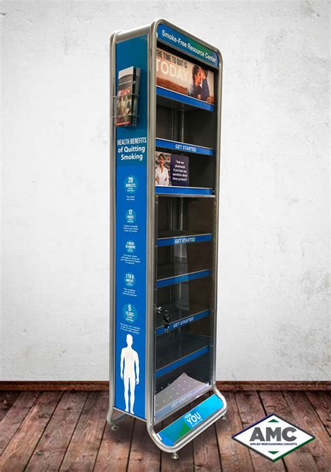 Tower Rack Partial Locking Door Security Tower Amc