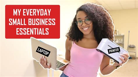 My Must Have Small Business Essentials Youtube