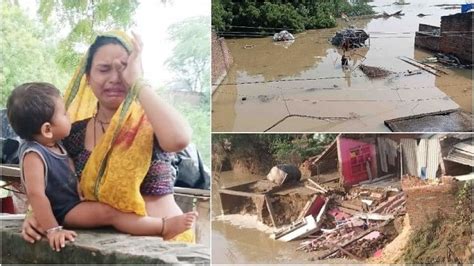 Chambal River Flood Hit 38 Villages Of Bah And Pinahat In Agra Amar