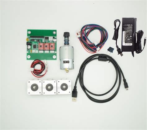 Diy 3 Axis Cnc Router Kit Electronic Parts Board 3pc Stepper Motor Spindle Psu For Sale From