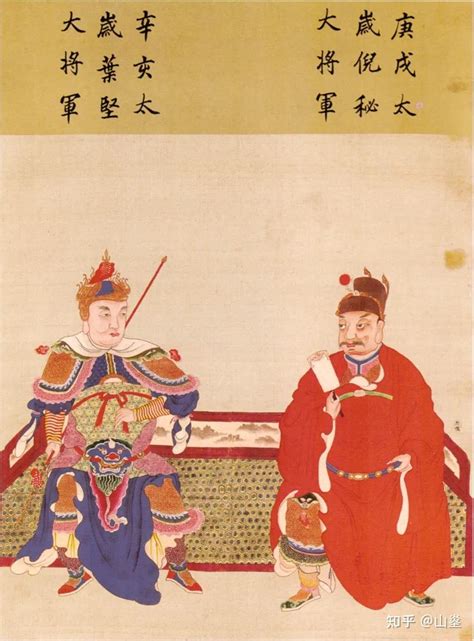 六十甲子神全图，快来看看你自己的本命太岁是哪位！ 知乎