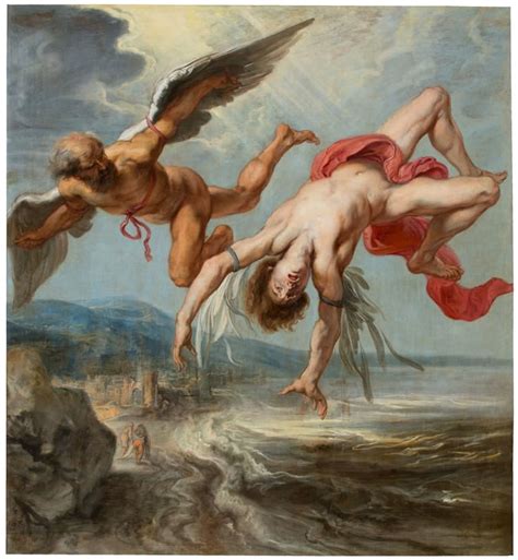 The Fall of Icarus La caída de Ícaro 1636 1638 Jacob Peeter