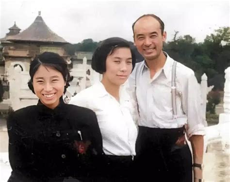 50年代，孙维世与哥哥孙泱，还有嫂子石崎留下的珍贵合影 知乎