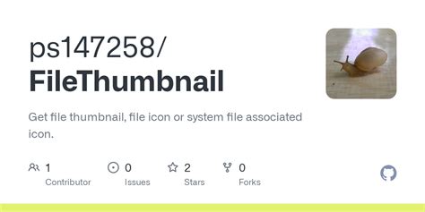 Github Ps147258 Filethumbnail Get File Thumbnail File Icon Or