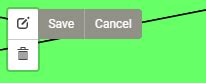 Custom Functions For SAVE And CANCEL On Leaflet Draw Edit Control