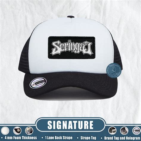 Jual Topi Emblem Patch Band Seringai Topi Trucker Snapback Topi