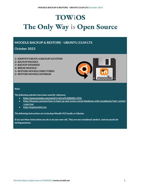 V02 Backup Restore Moodle Ubuntu Pdf World Wide Web Internet And Web