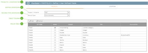 User Defined Fields