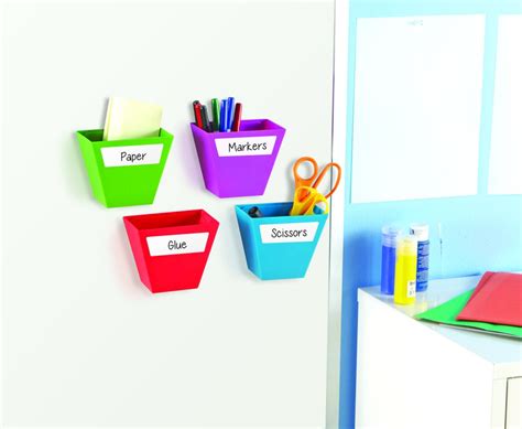 Magnetic Create A Space Bins Set Of 4 Nunu Educational Products Inc