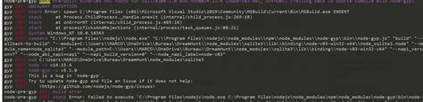 my version of node gyp is out of date · issue 2310 · nodejs node gyp