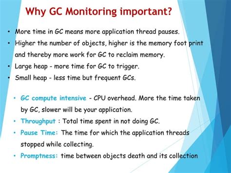 Performance Tuning Understanding Garbage Collection PPT