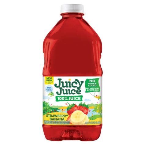 Juicy Juice Strawberry Banana 100 Juice 64 Fl Oz The Fresh Grocer