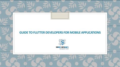 PPT - Guide to Flutter Developers for Mobile Applications PowerPoint Presentation - ID:14002797