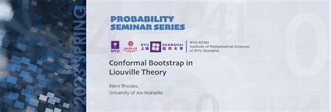 Conformal Bootstrap In Liouville Theory Research Nyu Shanghai