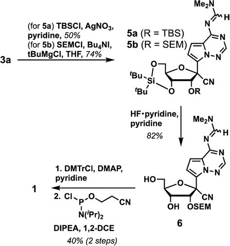 Synthesis Of Gs 441524 Phosphoramidite 1 Download Scientific Diagram