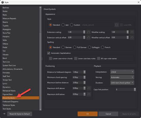 how to fix musescore 4 chord symbols not showing bug klangio
