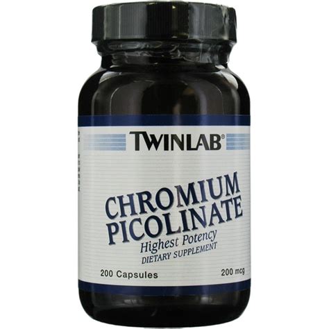 Twinlab Chromium Picolinate 200 Capsules