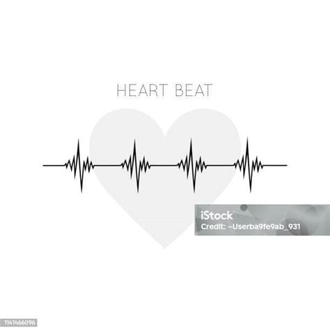 플랫 스타일의 심장 박동 아이콘입니다 웹 사이트 디자인 로고 앱 Ui 벡터에 대 한 Ekg 기호 건강 검진에 대한 스톡 벡터