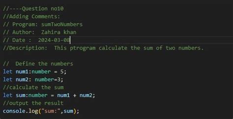 Zahira Khan On Linkedin Typescript Comments Adding Comments Choose