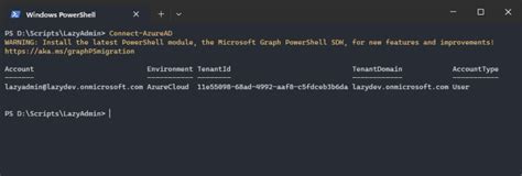 How To Use Connect Azuread In Powershell — Lazyadmin