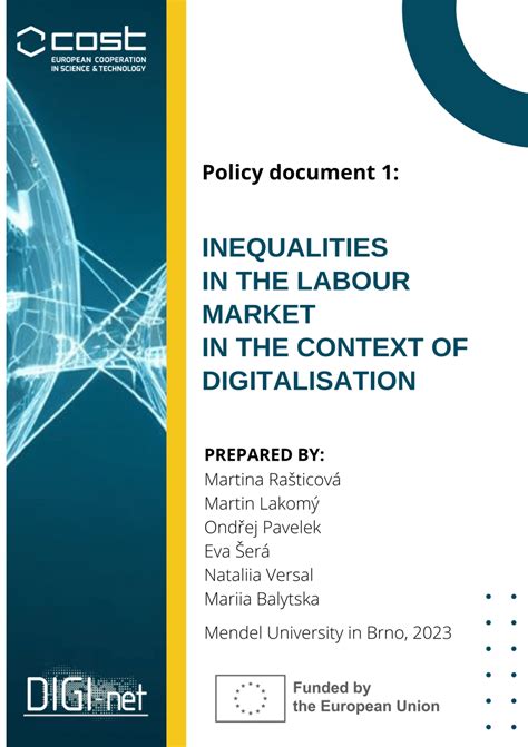 Pdf Inequalities In The Labour Market In The Context Of Digitalisation
