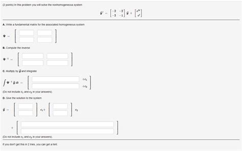 Solved 2 Points In This Problem You Will Solve The Chegg Com