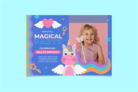 قالب کارت تولد تک شاخ با عکس همکد