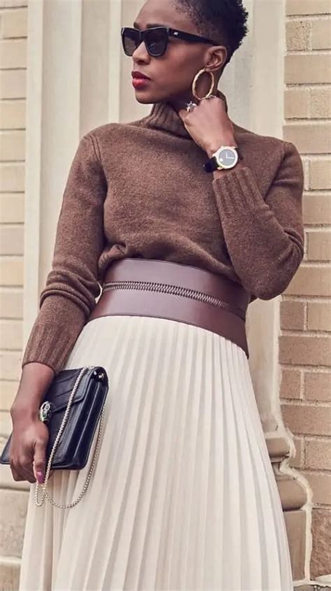 Pleated Skirt Outfit Ideas