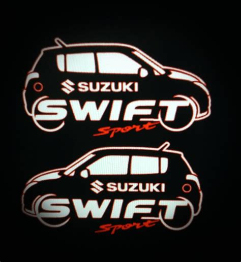 Suzuki Swift Sports Car Decal Sticker Car Group Decal Customise Own