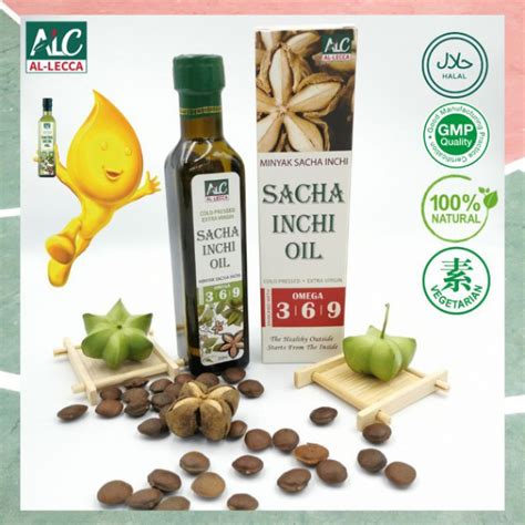 SM ALLECCA Sacha Inchi Oil 250ml Organic 100 Natural Minyak Sacha