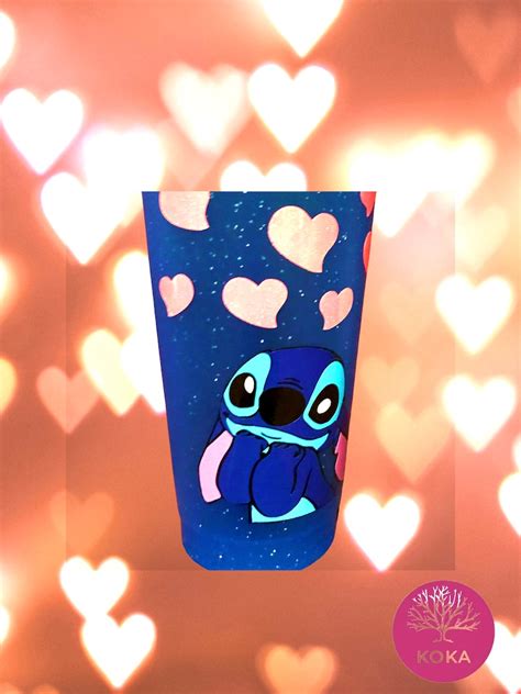 Lilo Stitch Starbucks Inspired Cold Cup Personalised Etsy UK