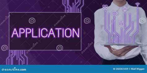 Handwriting Text Application Word Written On An Order For Something Formal And Usually Written