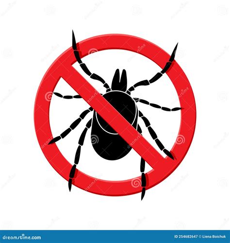 Tick Bite Infographic Of Human Protection From Tick Borreliosis Nature