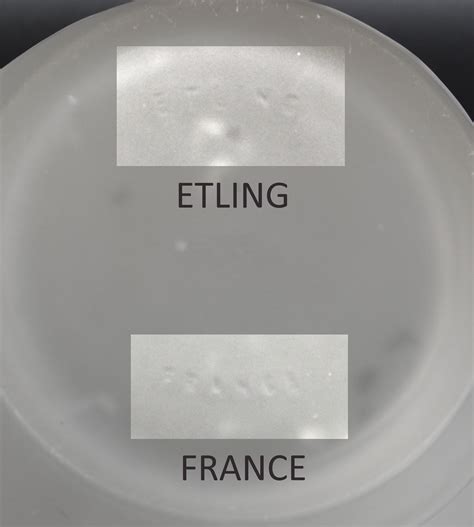 Etling French Art Deco Frosted Glass Vase 1930 For Sale At 1stdibs