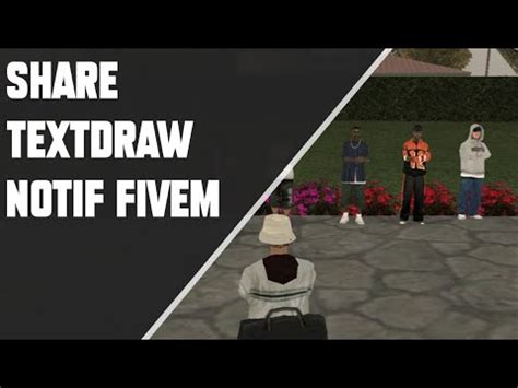 SHARE TEXTDRAW NOTIF MIRIP FIVEM YouTube