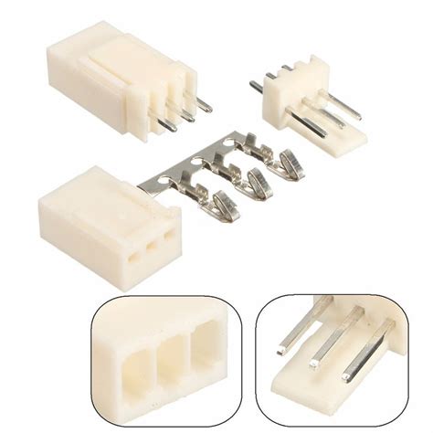 10stks Kf2510 3p 2 54mm Pin Header 10 Terminal 10 Housing Connector