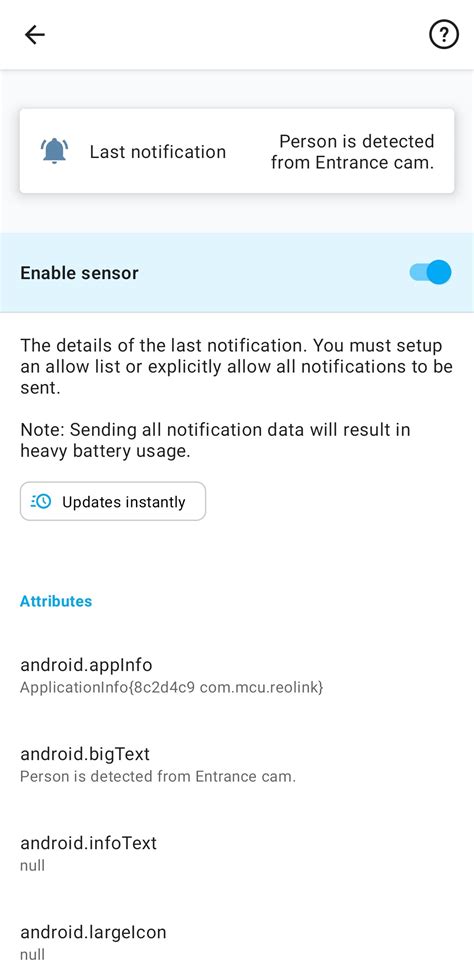 Activating Automation Based On Android Notification Configuration
