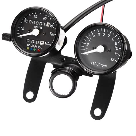 Digital Tachometer Cafe Racer 1PC Motorrad Kilometerzähler Tachometer