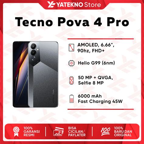 Jual Original Tecno Pova Pro Gb Gb Garansi Resmi New Shopee Indonesia