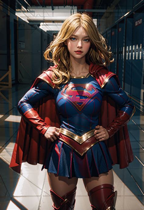 Supergirl Standing By Wssssj On Deviantart