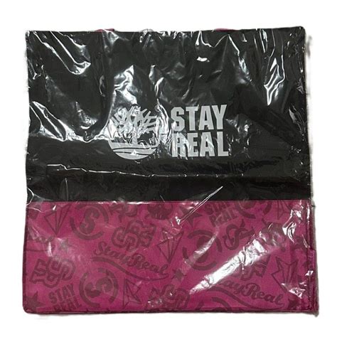 Timberland 絕版 全新 Stayreal聯名 正反面燙印 印花 帆布 購物袋 環保購物袋 提袋 耐用 潮流 蝦皮購物