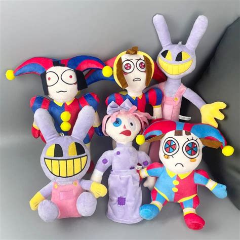 Hot THE AMAZING DIGITAL CIRCUS Plush Clown Toy Pomni Jax Anime Joker