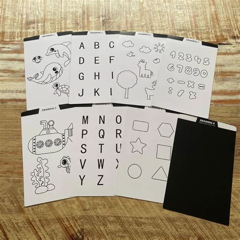 Lcd Writing Tracing Board With Inserts Therapy Sensory Shop