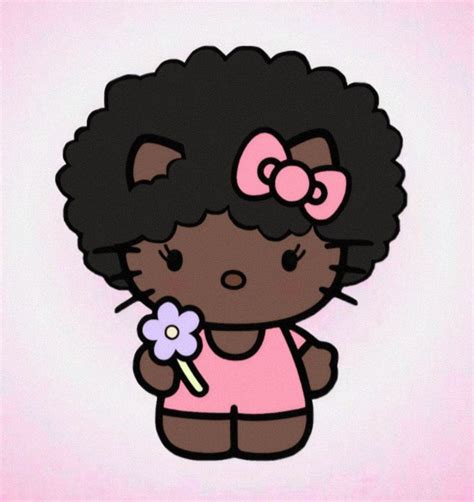 Afrokitty Hello Kitty Drawing Hello Kitty Art Hello Kitty Wallpaper Hd