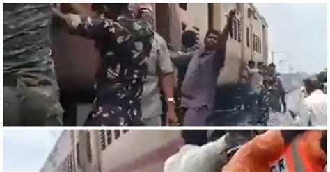 Train Viral Video ट्रेन के डिब्‍बों को धक्का लगाकर आग से बचाया गया