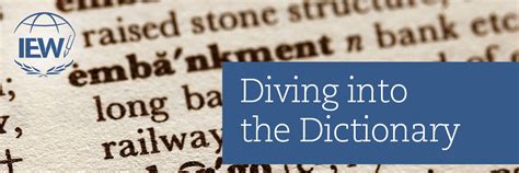 Diving into the Dictionary