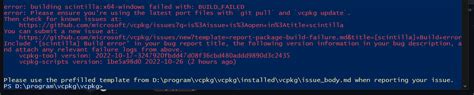 Scintilla Build ErrorInclude Issue Microsoft Vcpkg GitHub