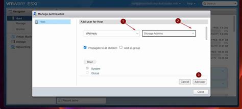 How To Create Users And Roles In A Vmware Esxi Host Client Cloudspress