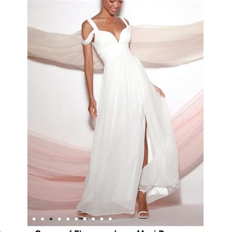 Lulus Ivory Maxi Dress Gem